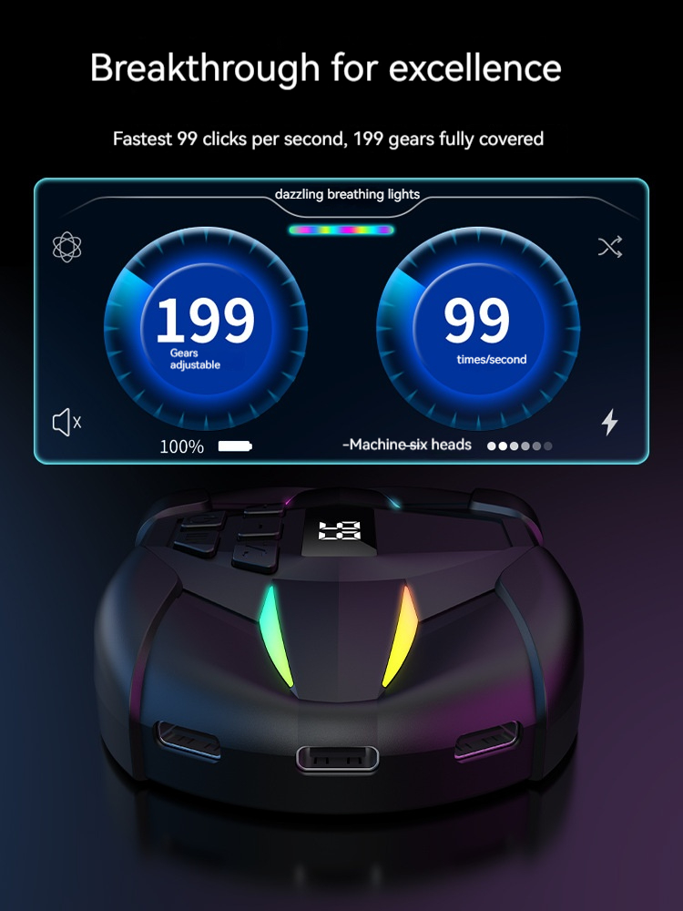 Mobile Phone Screen Clicker Silent Clicker Live Streaming Equipment ...