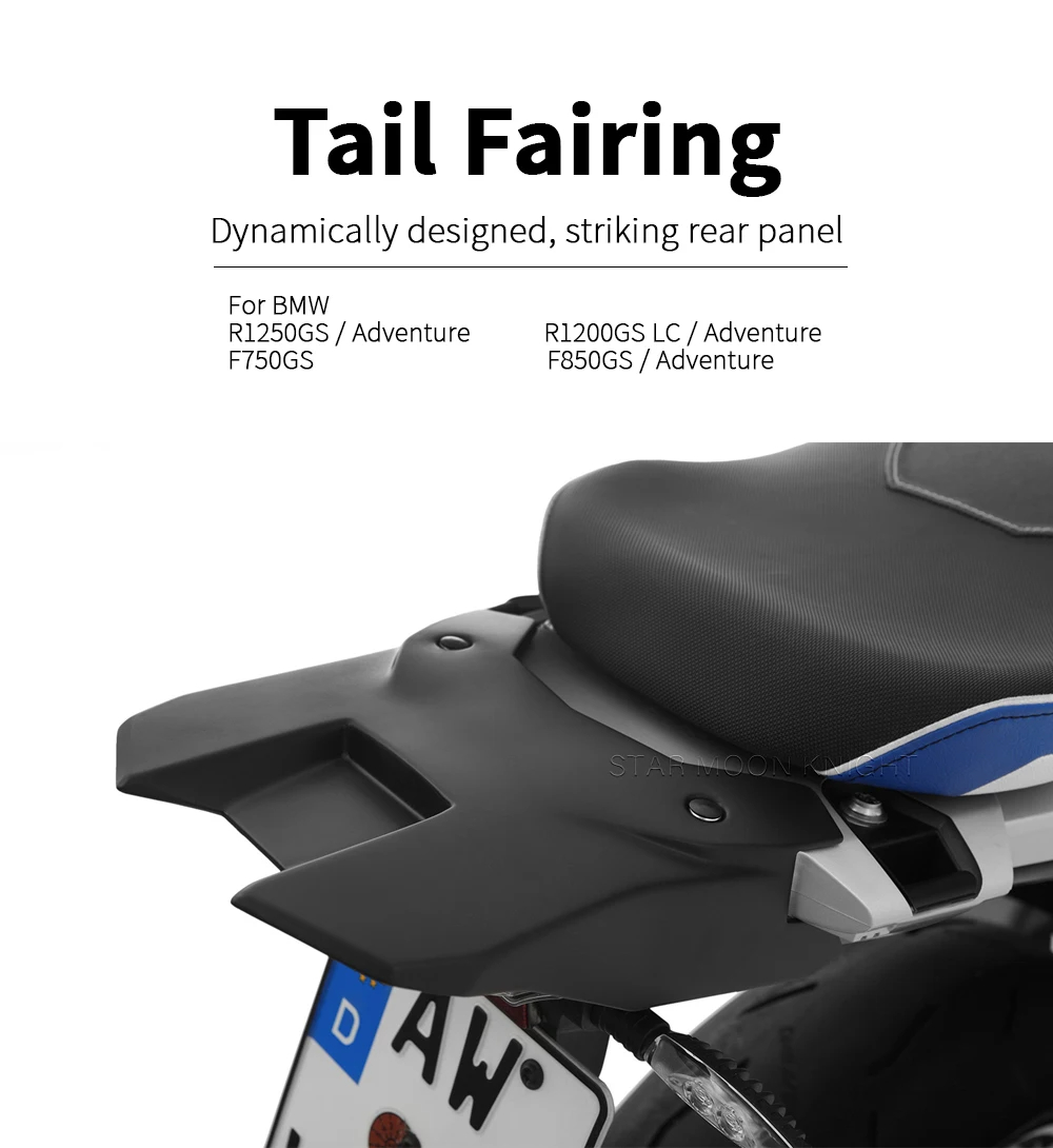 Motorcycle Accessories Tail Section Fairing Rear Luggage Rack Cowl For ...