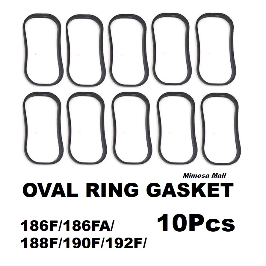 Mimosa 10PCS 50PCS Cylinder Head Gasket Oval Ring 186F 186FA 188F 190F ...