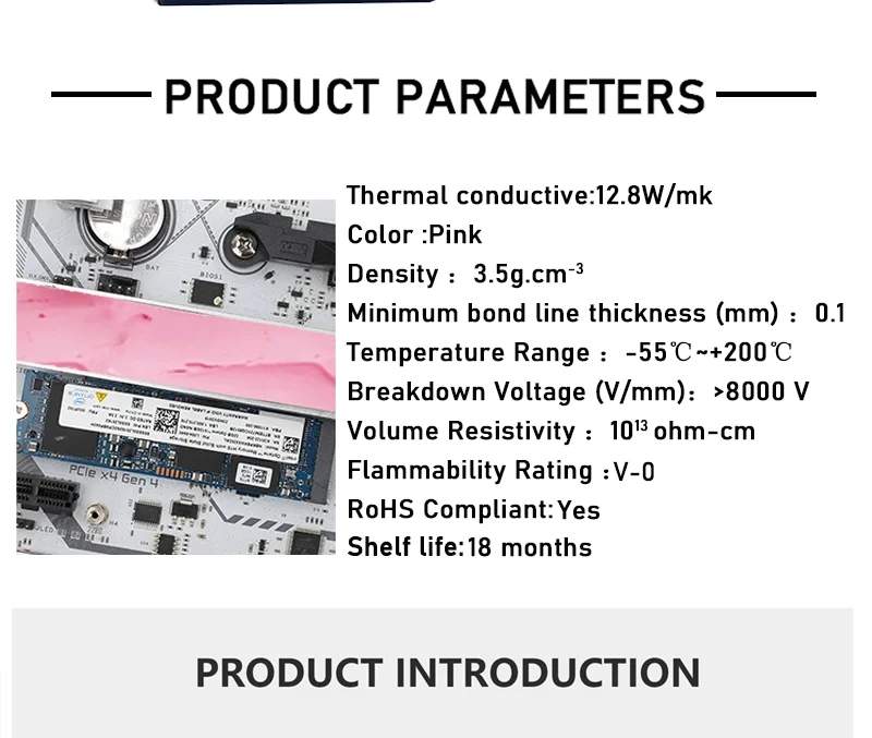 UPSIREN Thermal Putty U6 PRO For GPU BTC Graphics Card Thermal Pad Replacement Custom Thickness ...