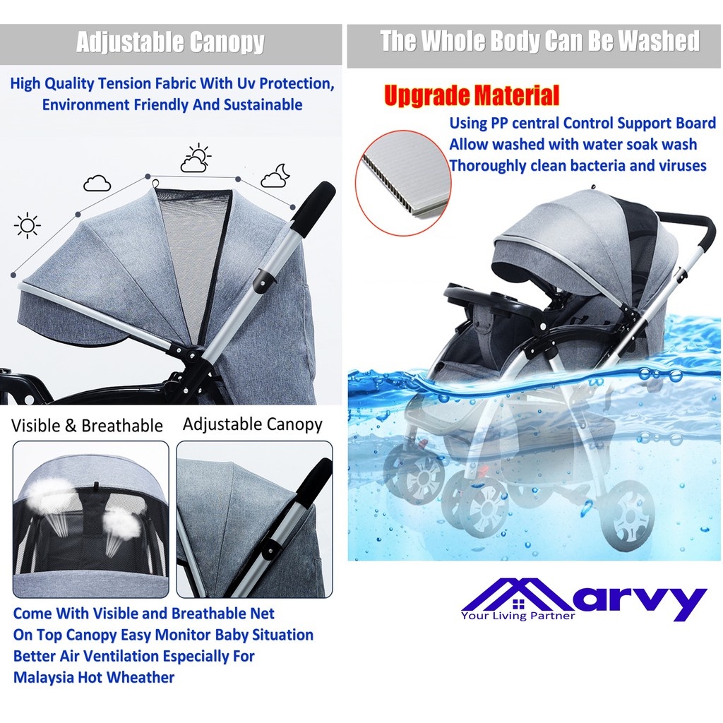 Baby stroller foldable stroller for baby Travel Newborn Stroller ...