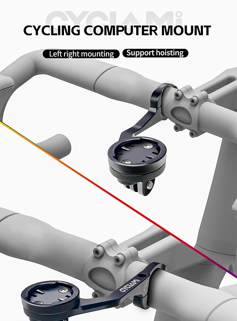 CYCLAMI S5 Bike Computer Mount MTB Road Aluminum Alloy Bi-directional use GPS Holder for XOSS g ...