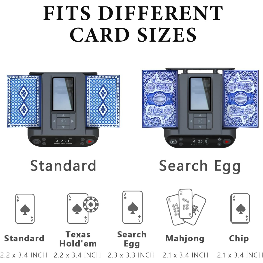 Card Dealer Machine Card Shuffle and Deal Machine Poker Playing Cards ...