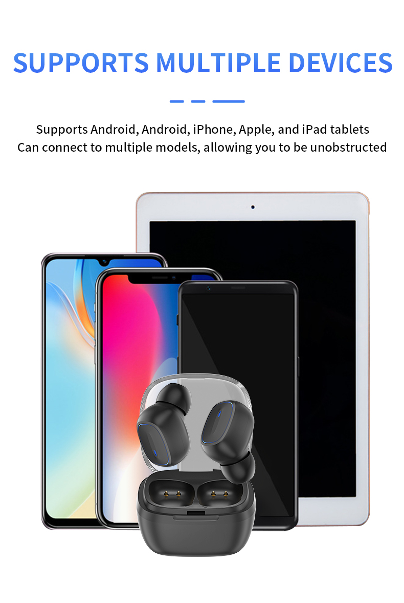 New T46 TWS MINI Gaming Earphone Bluetooth 5.3 Stereo 9D Music Wireless ...