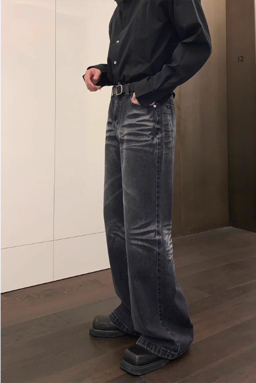 Fashion Jeans For Men American Style New Casual Loose And Simple ...