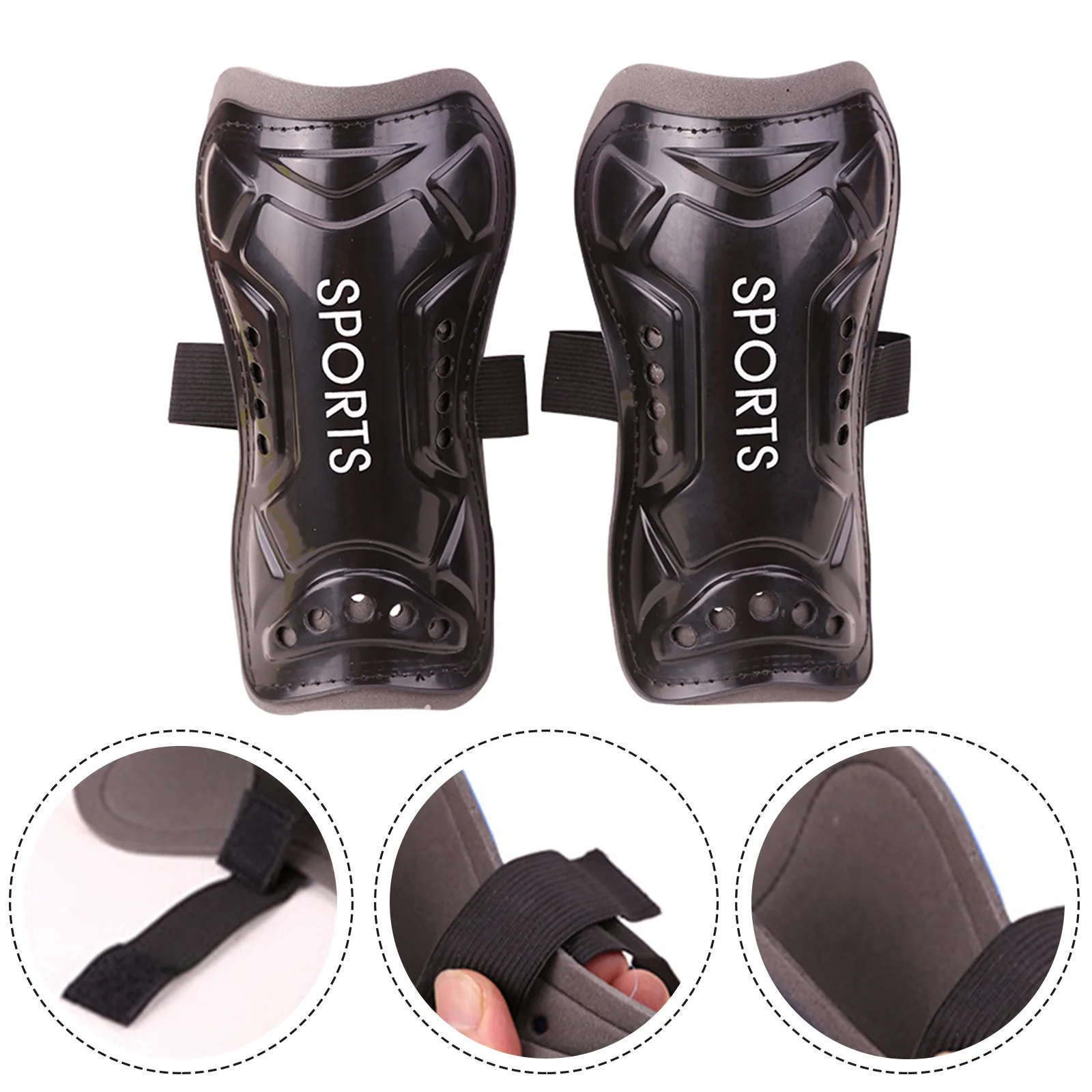 Children's Football Shin Guards Adult Sports Shin Porous Breathable ...