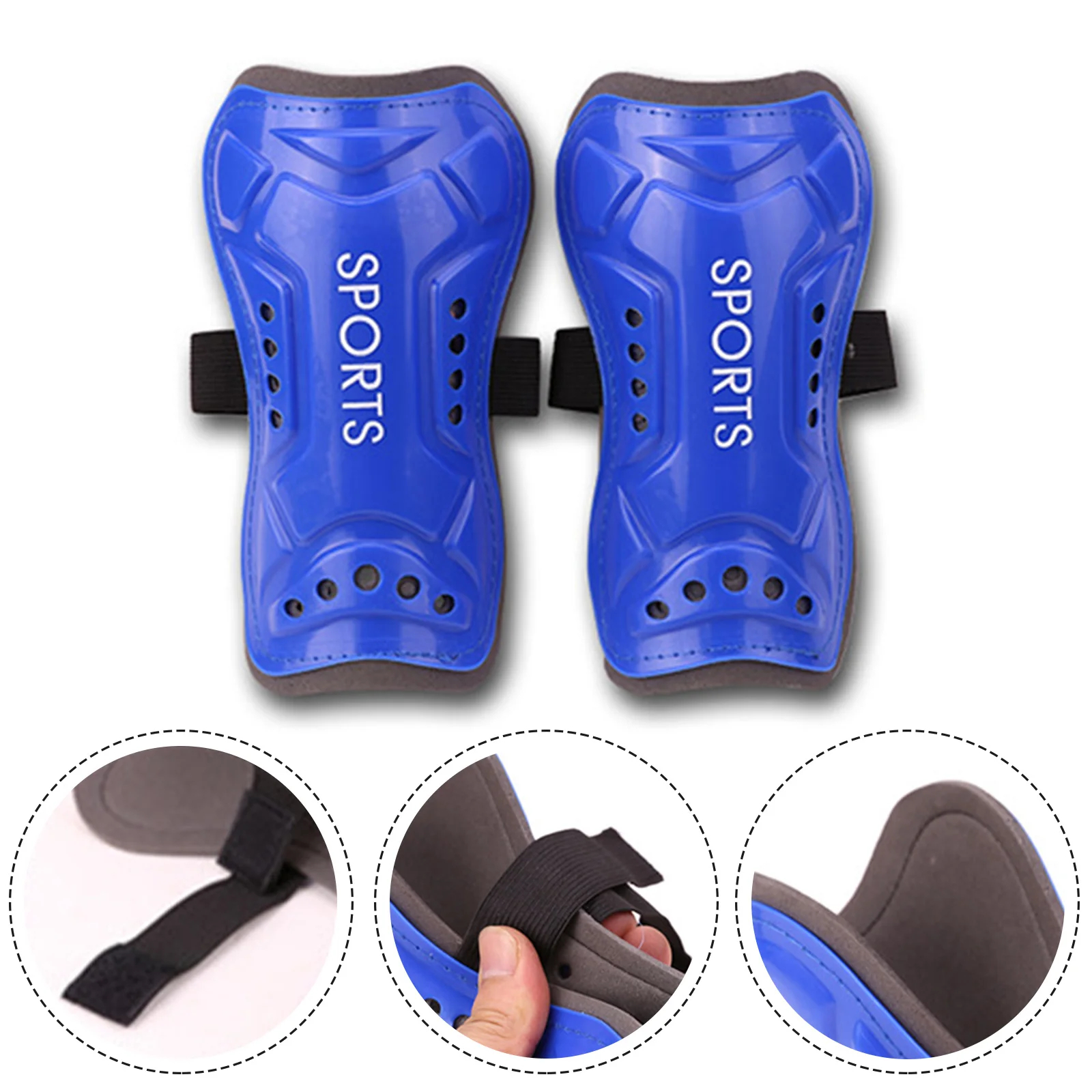 Children's Football Shin Guards Adult Sports Shin Porous Breathable ...