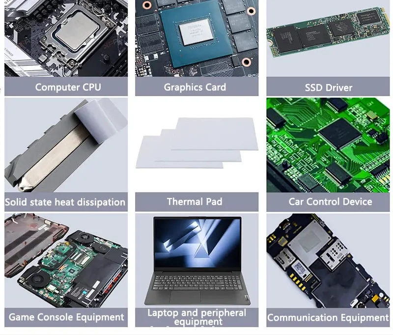 UPSIREN OEM Thermal Pad Silicone Plaster Thermal Pad CPU GPU Water ...