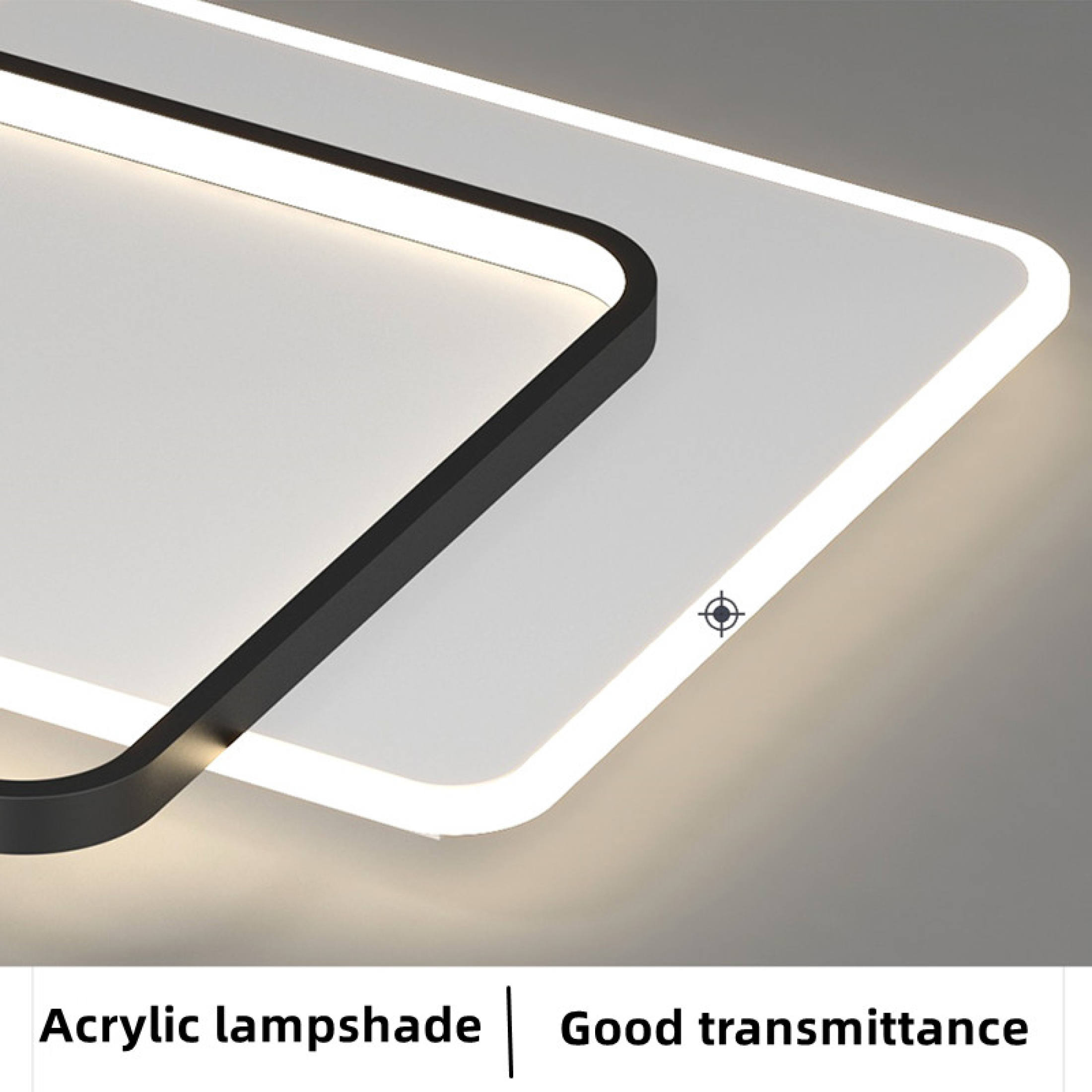 LED ceiling light tri color dimming remote control bedroom/living room ...