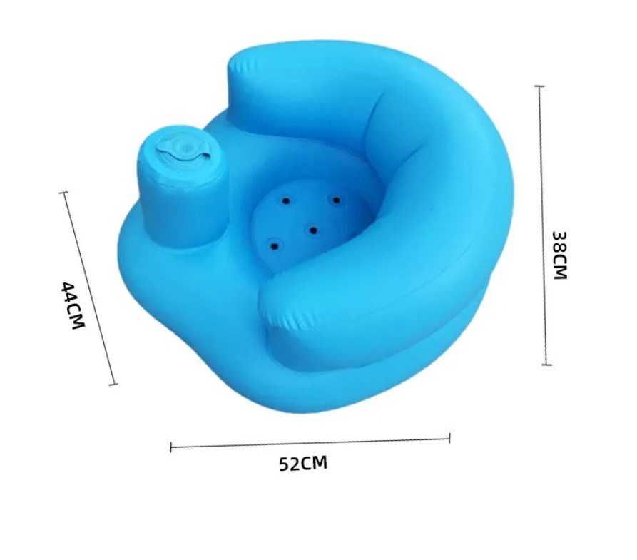 FUNC Baby Inflatable Sofa Yellow Duck Sofa Infant Chair Portable Baby ...