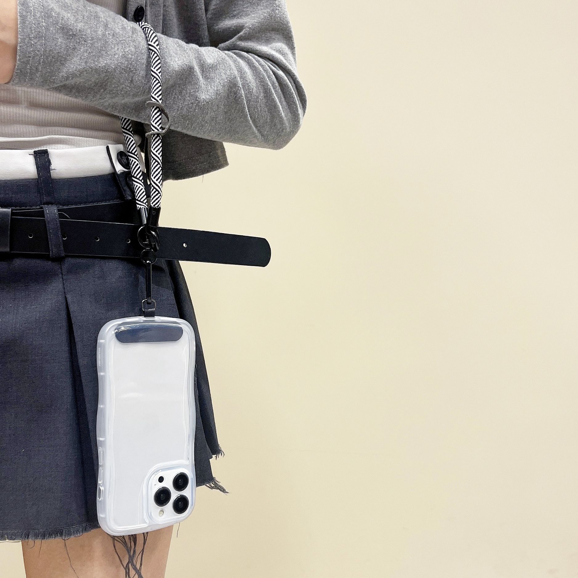 1pc 8mm 35cm 13.8inch Mobile Phone Wrist Rope Multifunctional Short ...