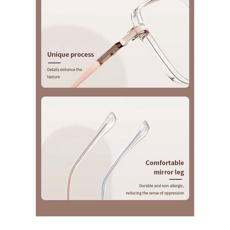 Graded Eyeglasses with Grade -50 100 150 200 250 300 350 400 Myopia ...