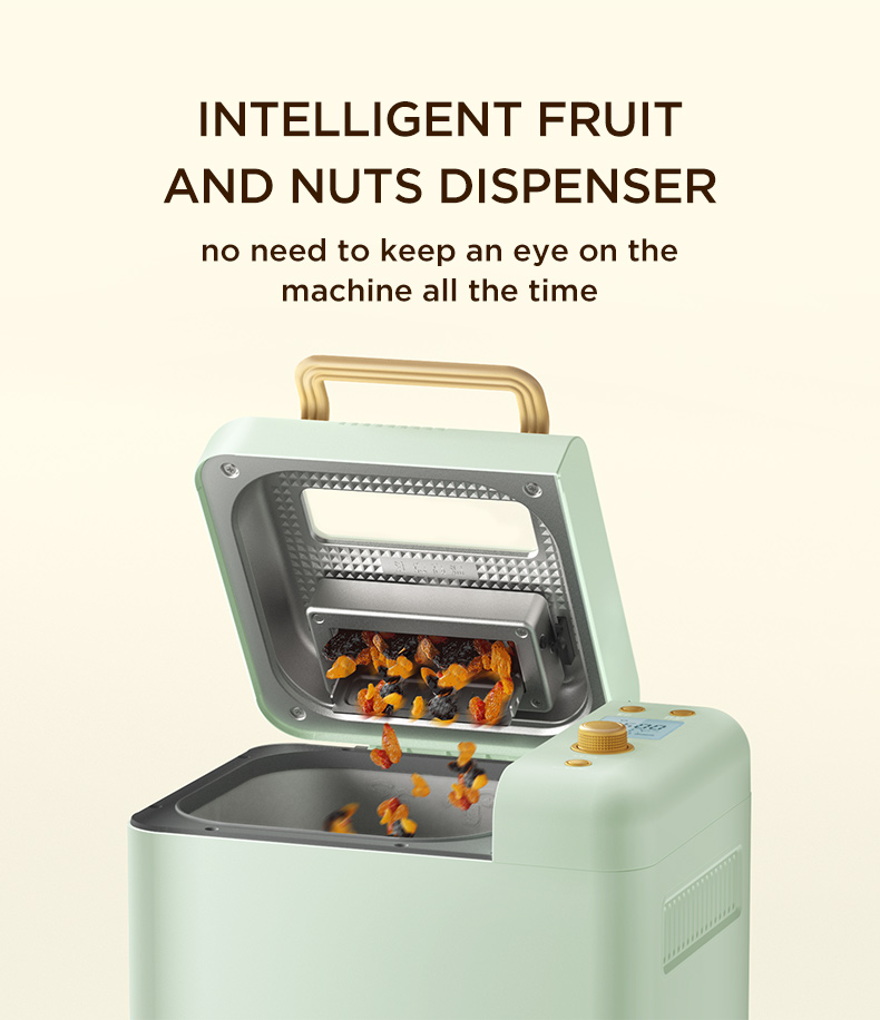 Petrus Bread Maker Machine 1.5LB Multi-Functional With Auto Fruit-Nuts Dispenser 11 Menu PE8899 ...