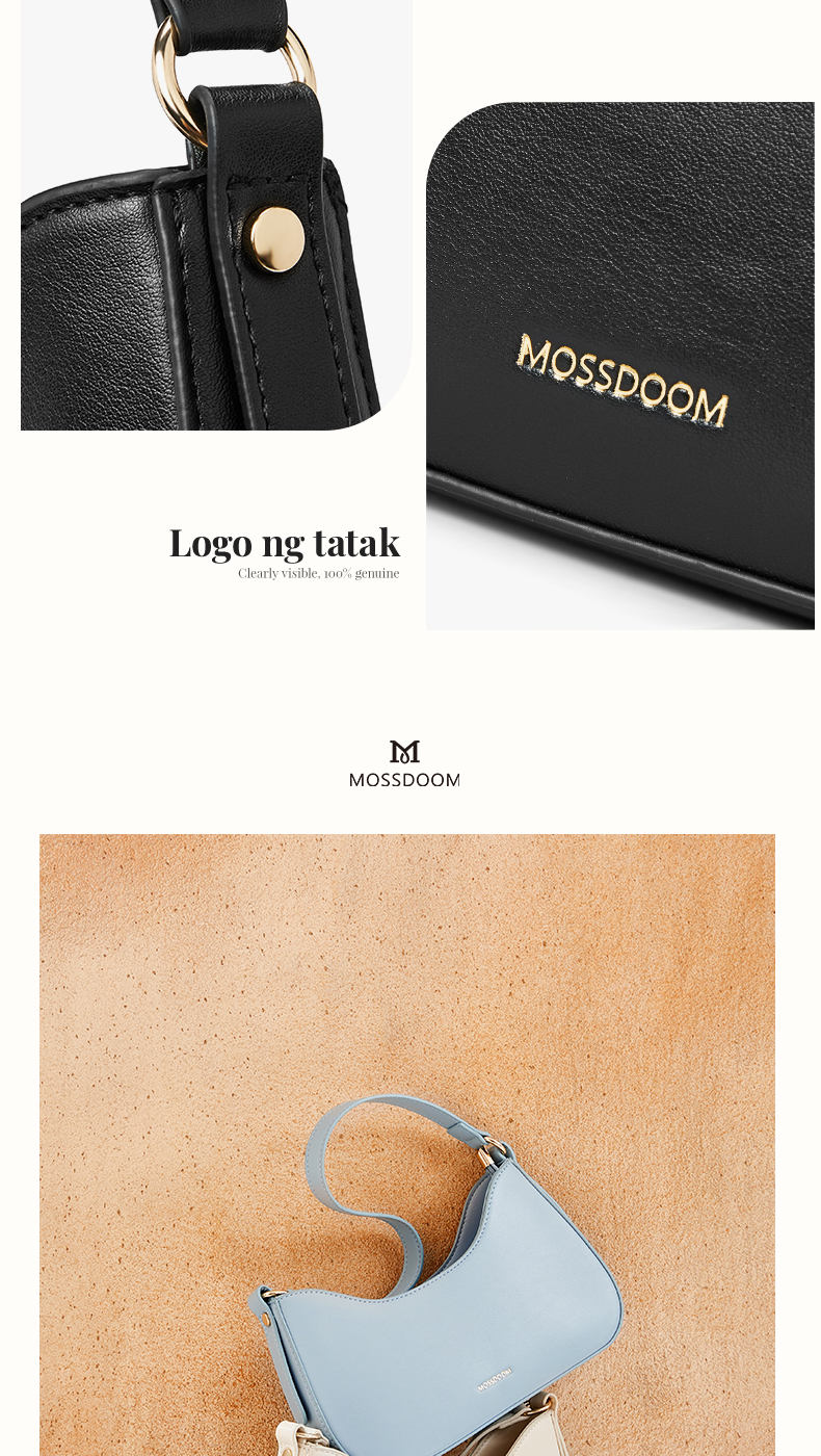 MOSSDOOM Women's Bag Darby Bag Fashion Versatile Underarm Shoulder Bag ...