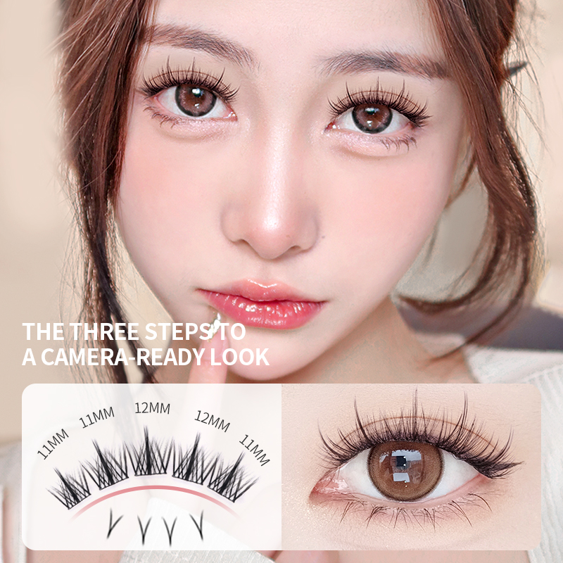 [SHIP ON 24 HOURS] MLEN DIARY LOVELY MONGMONG Style Eyelashes Reusable ...