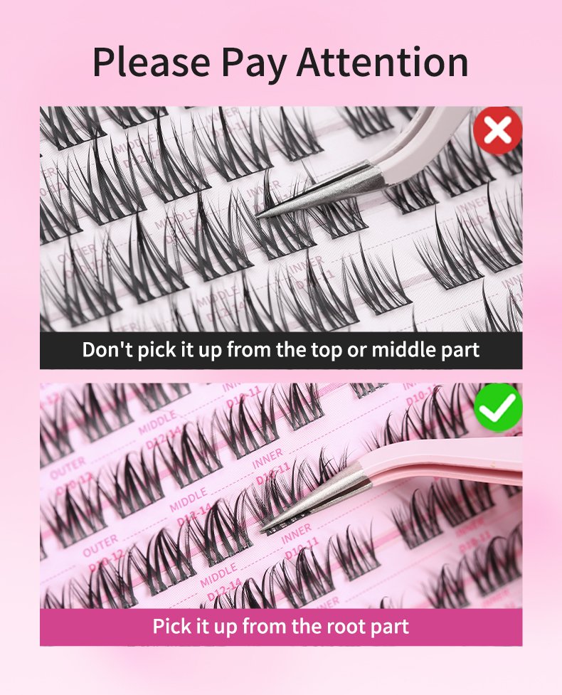 [SHIP ON 24 HOURS] MLEN DIARY Eyelashes Reusable Individual D Curl ...