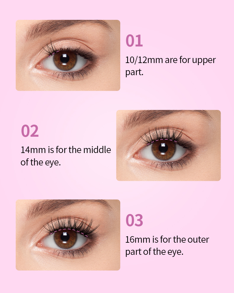 [SHIP ON 24 HOURS] MLEN DIARY False Eyelashes Reusable Individual Mlen ...