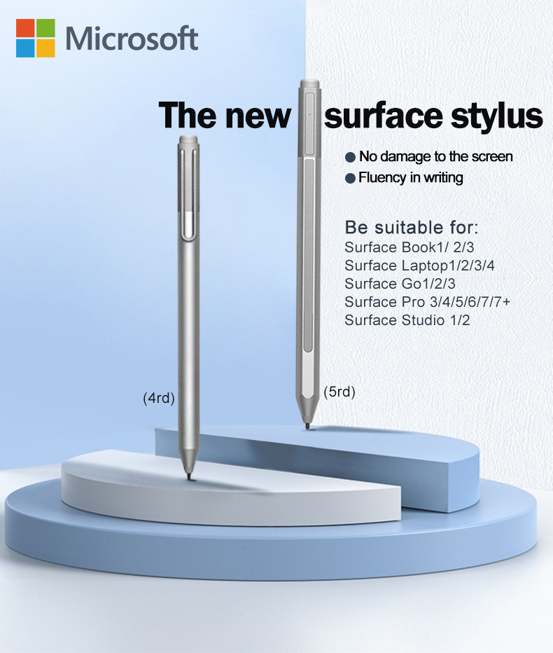 Microsoft Surface Pen（Secondhand） Support with Surface Pro3/Pro4/Pro5/Pro6/ Pro7/Pro7+ Surface ...