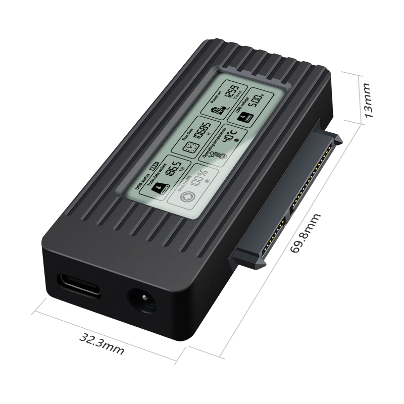 ShuoLe SATA TO USB 3.0 Type-C To SATA For 2.5 Inch External HDD SSD ...