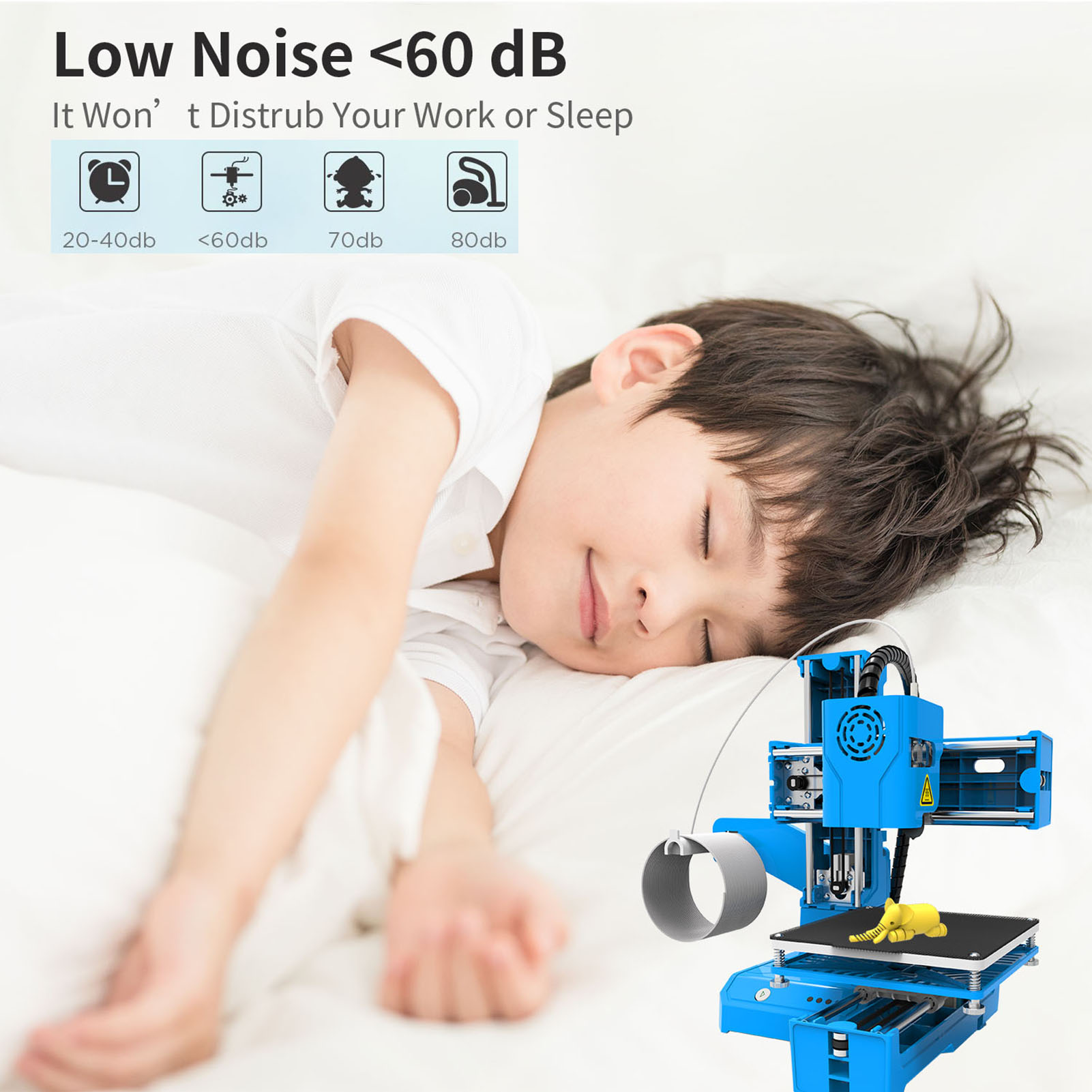 EasyThreed 3D Printer Mini Desktop Printing Machine for Kids ...