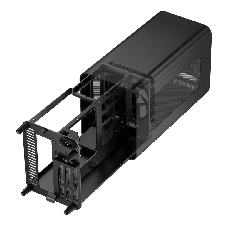 JONSBO V11 PC Case Aluminum Mini Case For Vertical Horizontal Support ...