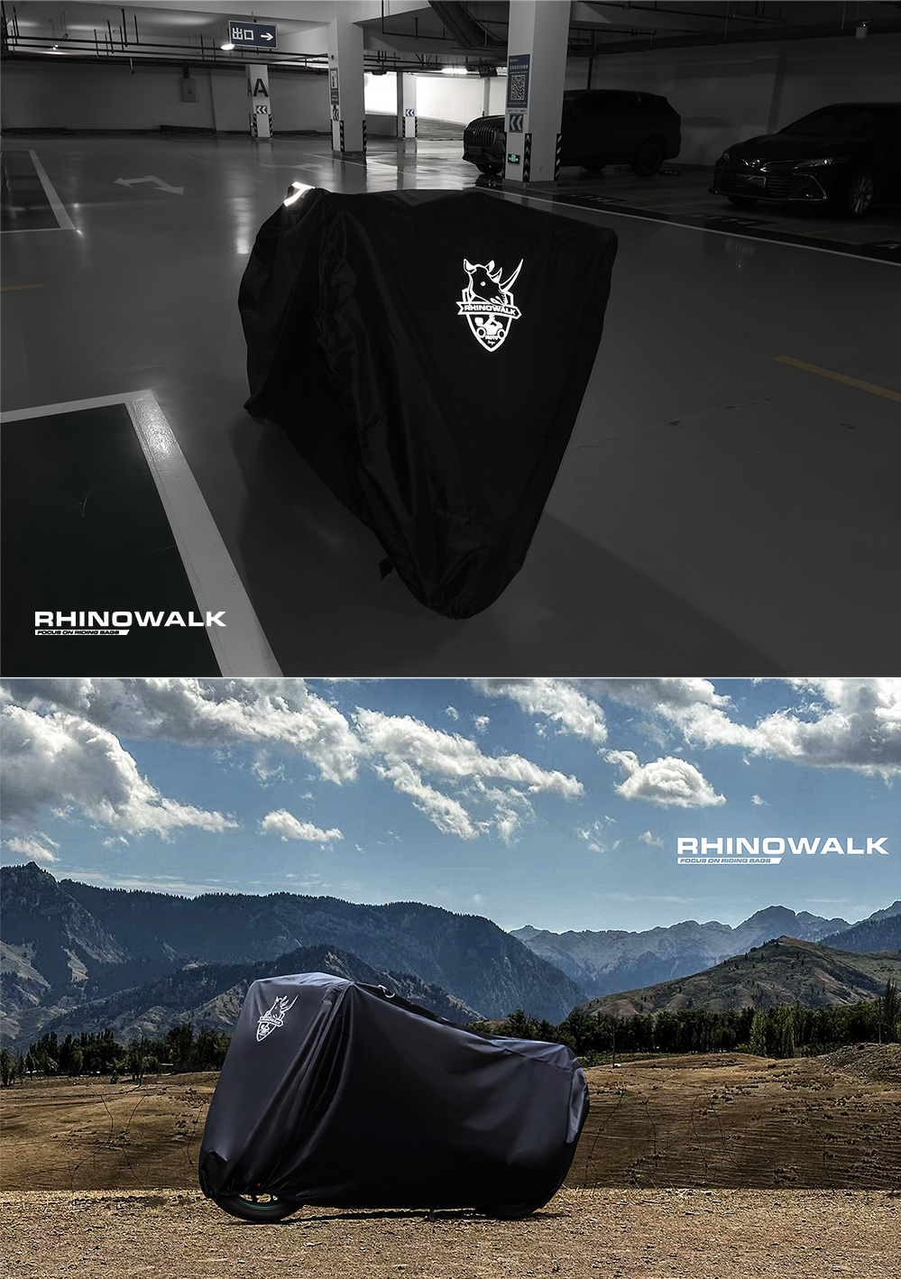 Rhinowalk Waterproof Motorcycle Cover Motor Bike Cover Rain L-XXL ...
