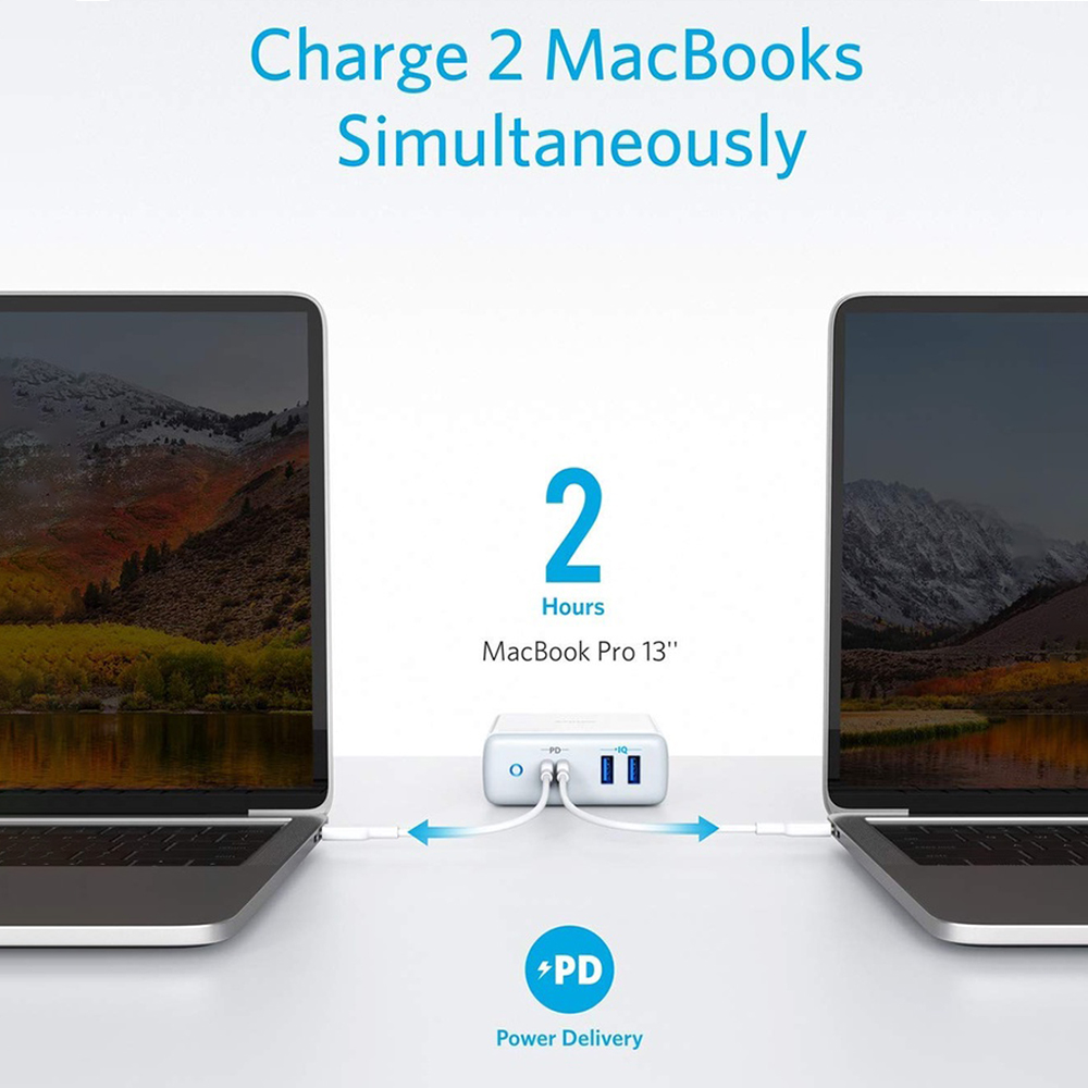 Anker 100W 4-Port 2A+2C Type-C Desktop Charging Station With Power ...