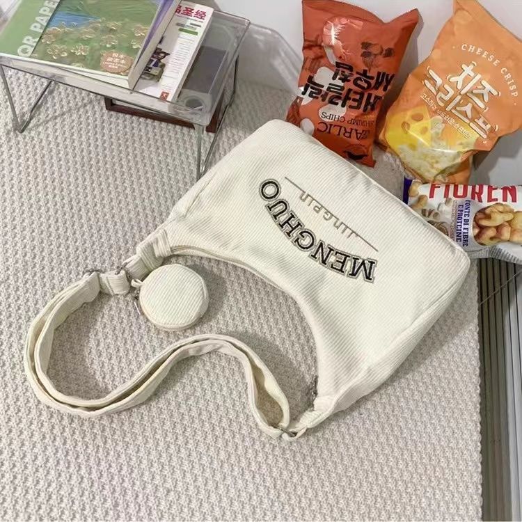 【Manila shipping】Japanese Corduroy, Retro Casual, All-Match Cross-Body ...