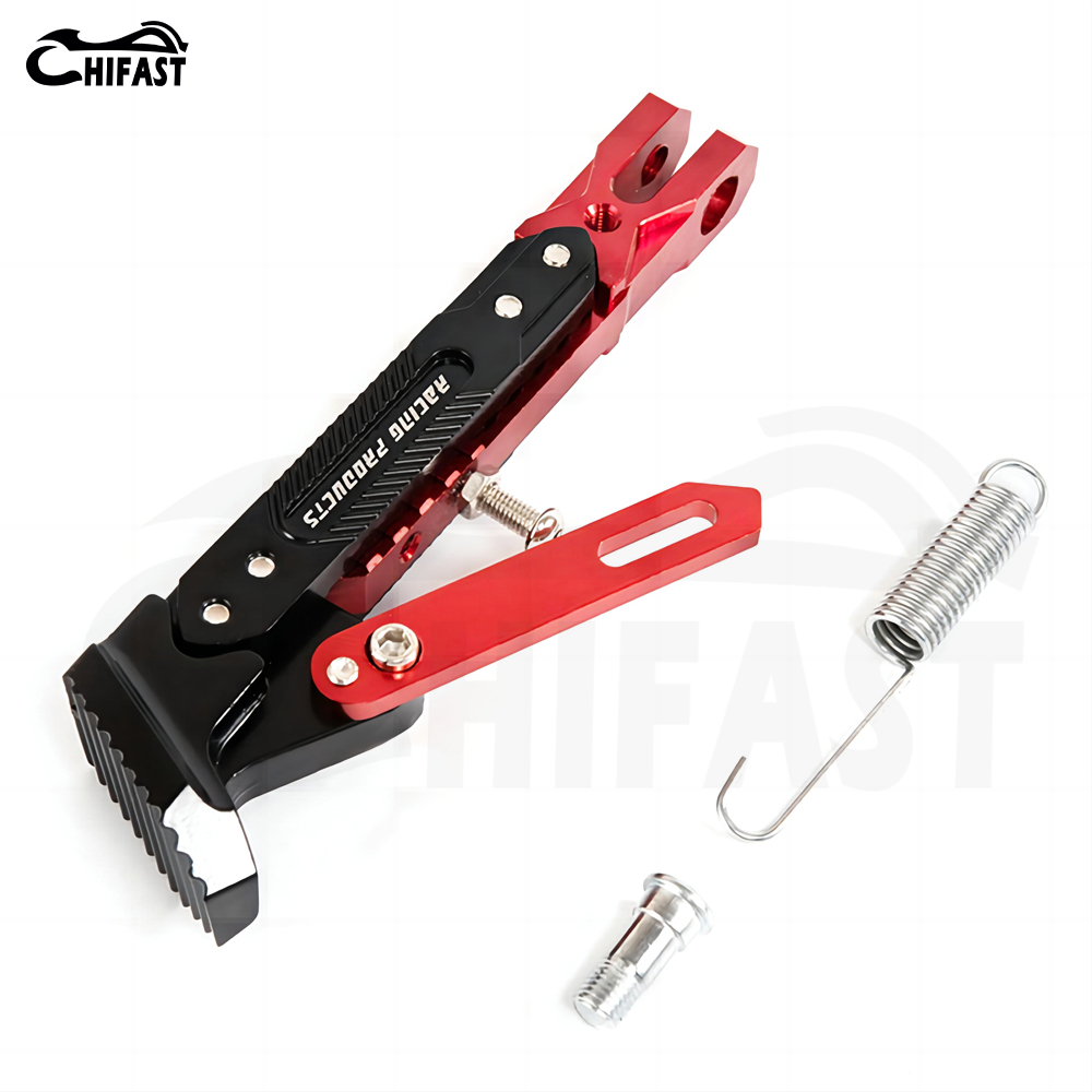 HIFAST Motorcycle Universal Side Bracket CNC Alloy Adjustable Side Foot ...