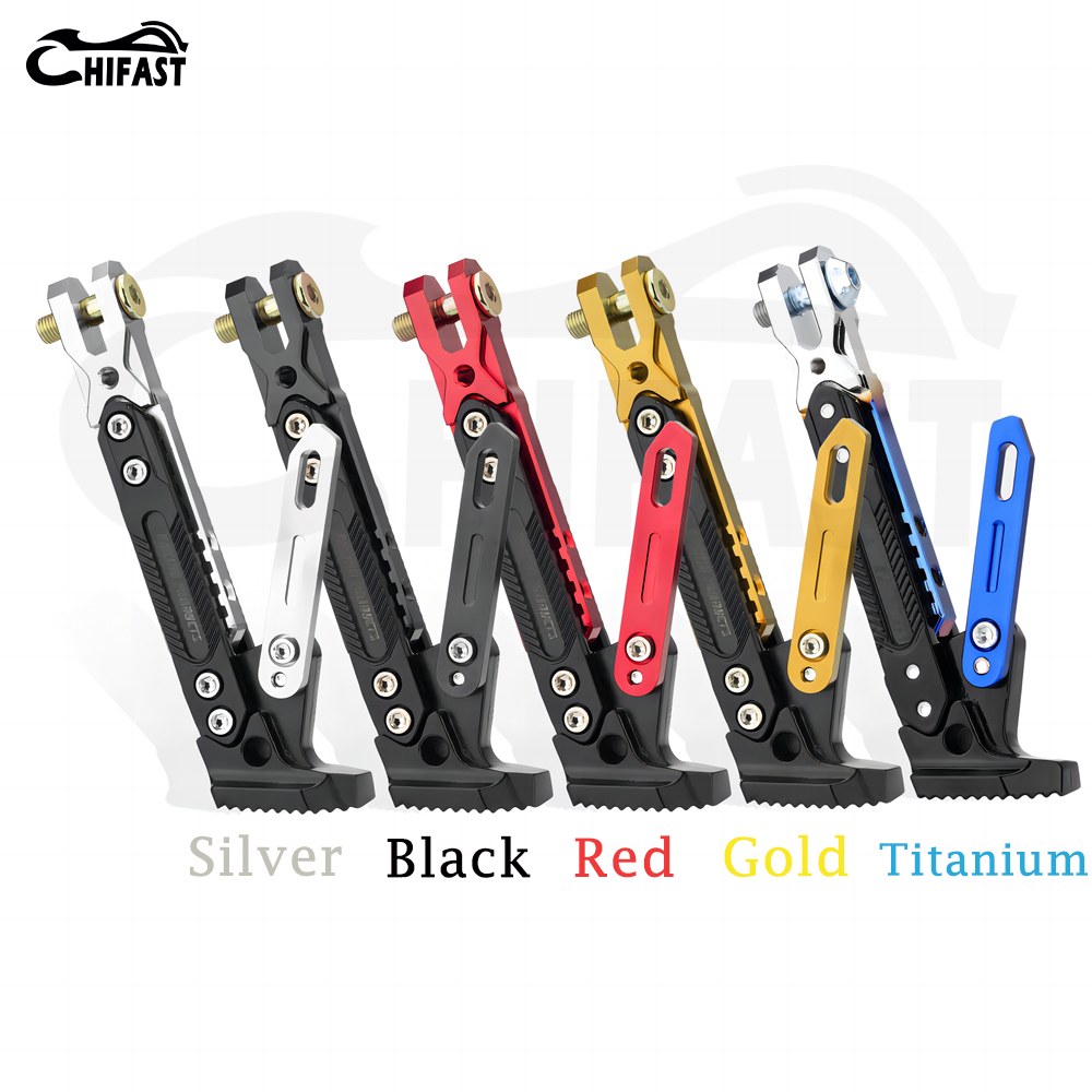 HIFAST Motorcycle Universal Side Bracket CNC Alloy Adjustable Side Foot ...