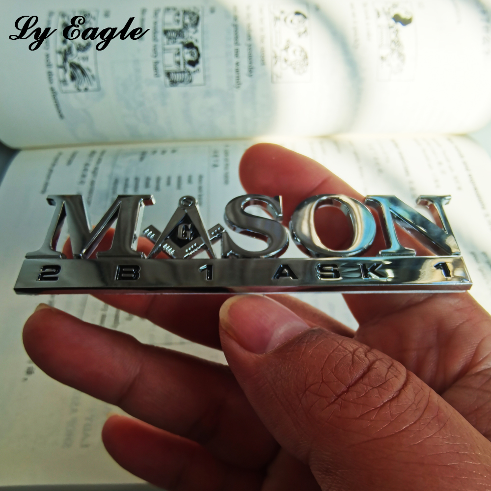 Ly eagle High Quality 3.5inches Metal LOGO MASON Letter Emblem ...