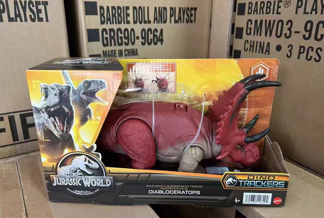 Jurassic World Toys Dominion Wild Roar Diabloceratops Dinosaur Action ...
