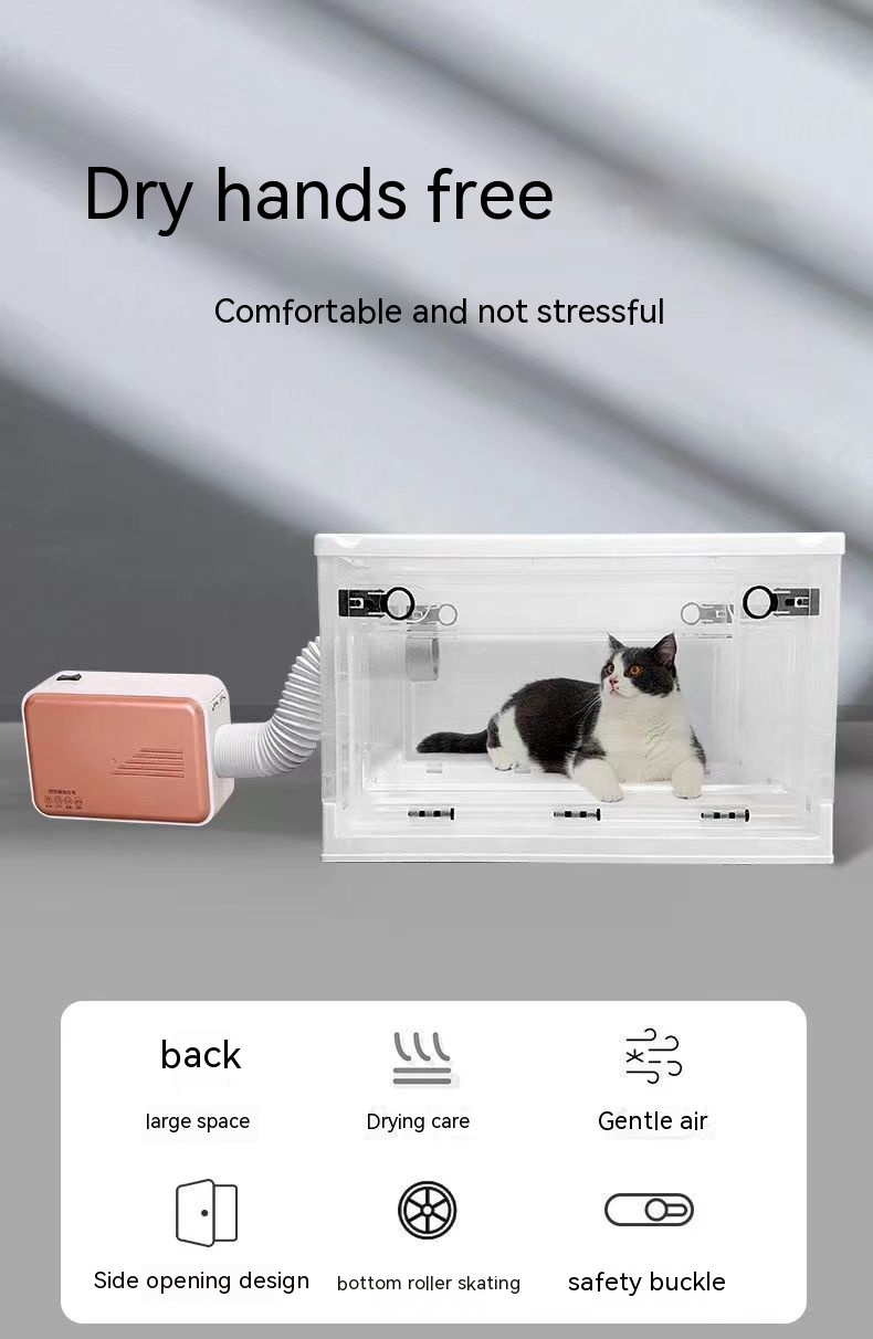 Cat Drying Box Hamster Drying Box Household Pet Dryer Hair Drying ...