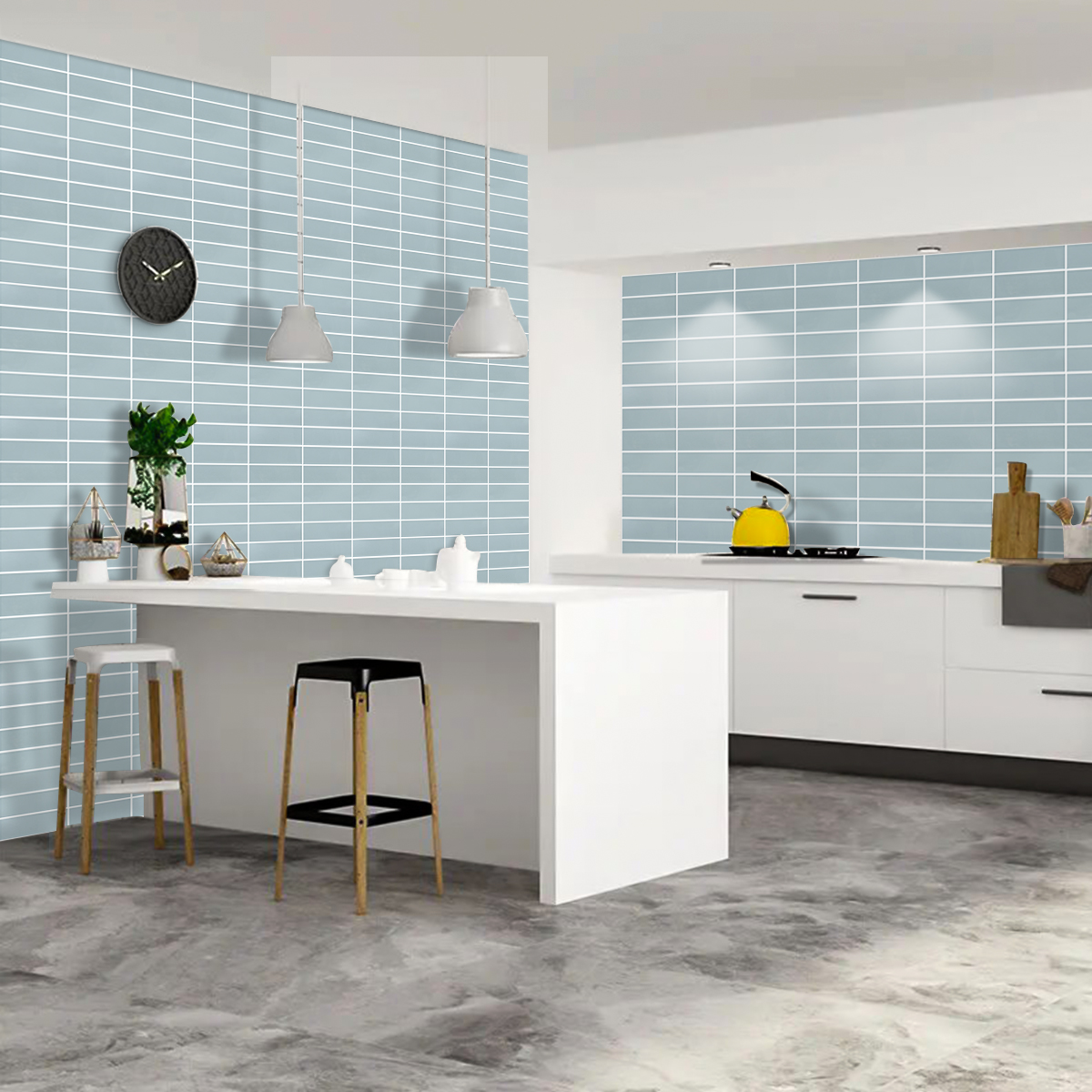 Kitchen Backsplash Tiles, 12x12 Inch Peel and Stick, Self-Adhesive ...