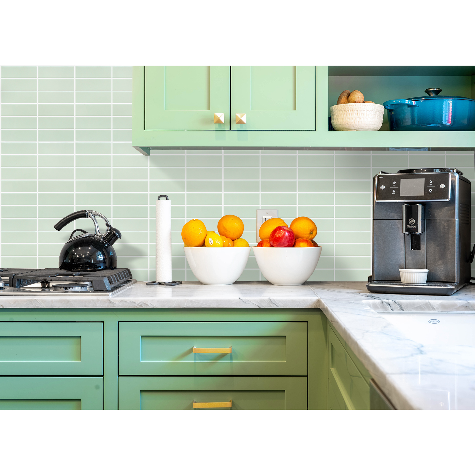 Backsplash Tile for Kitchen Peel and Stick, New Upgrade Self Adhesive ...