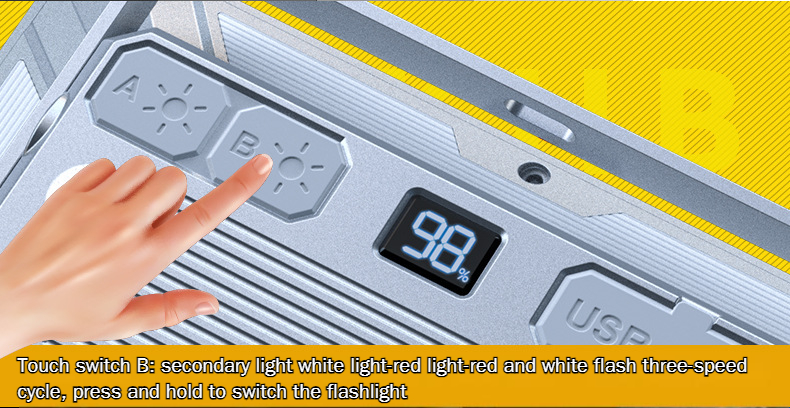 New multifunctional floodlight square convenient portable light outdoor ...