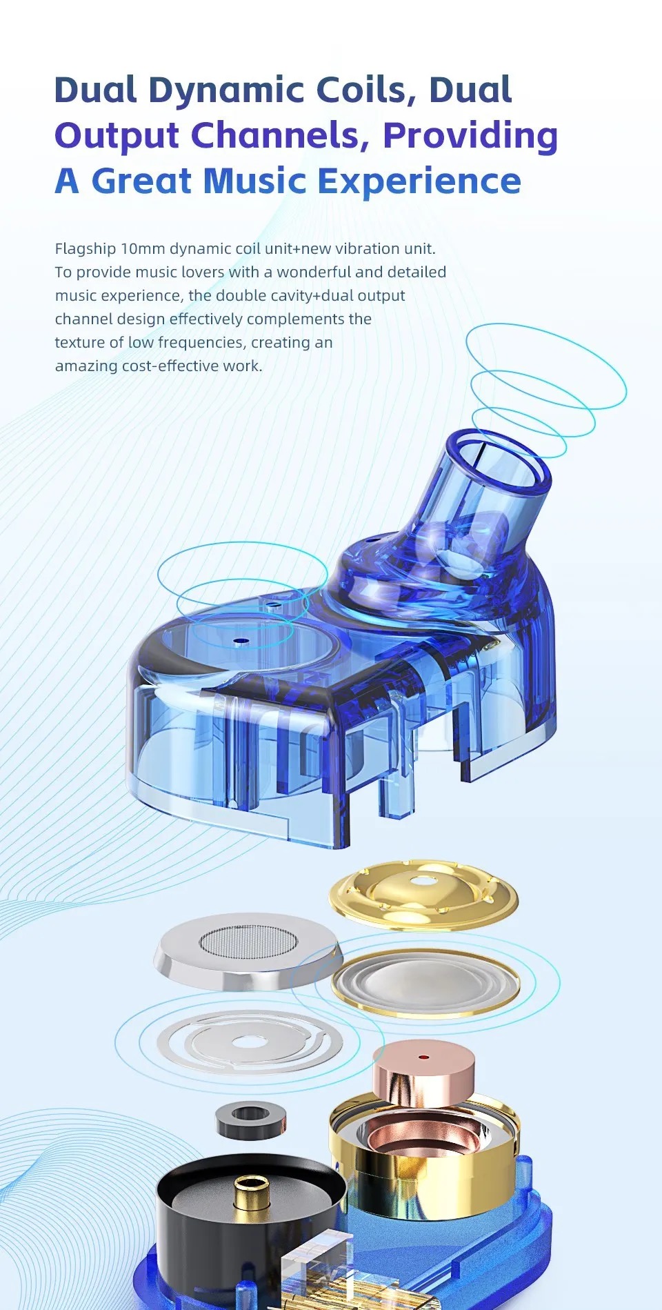 CVJ Luki Dual Unit Vibrating Gaming In-ear Headset Professional ...