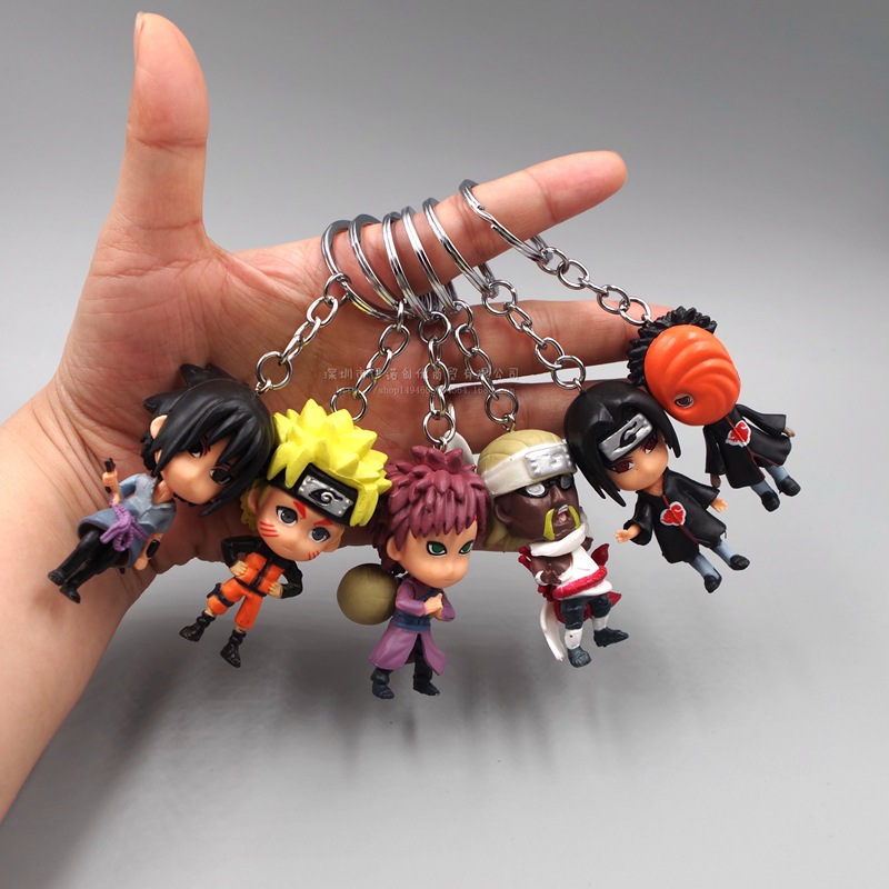 6Pcs/Set Anime Naruto Figure Uzumaki Naruto Uchiha Sasuke Haruno Sakura ...
