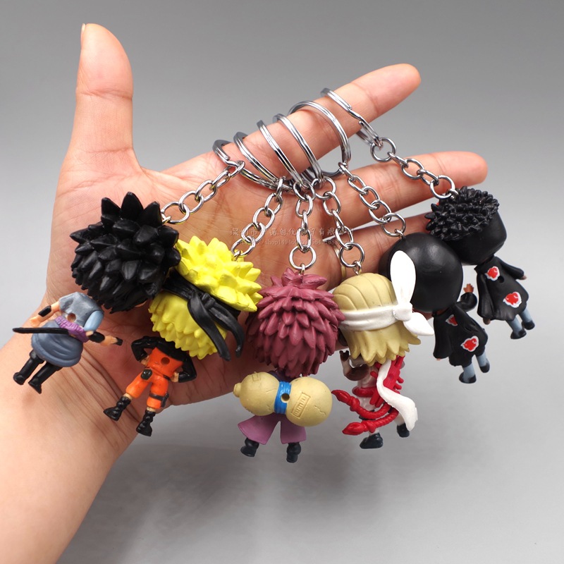 6Pcs/Set Anime Naruto Figure Uzumaki Naruto Uchiha Sasuke Haruno Sakura ...