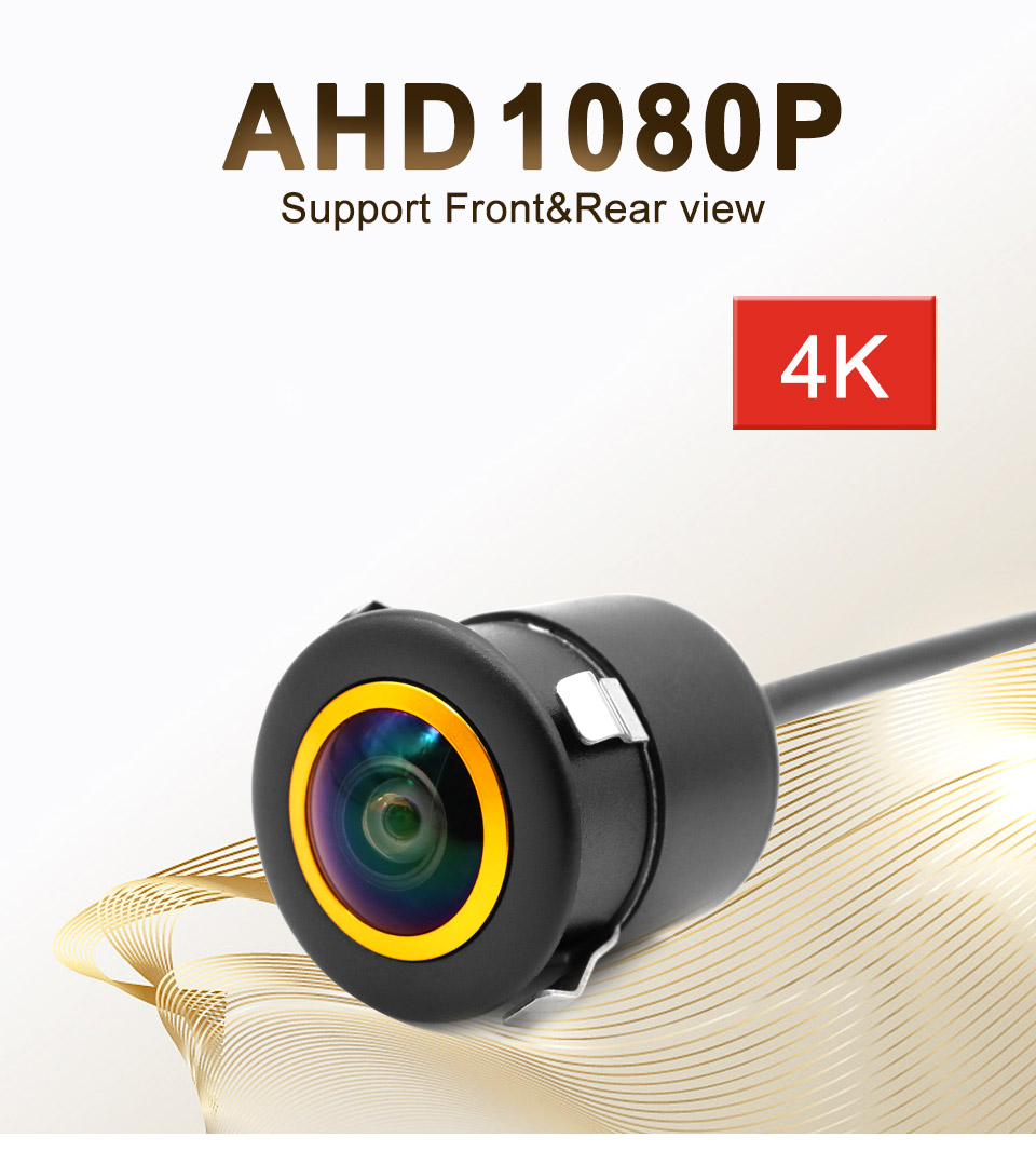 Smartour Car Universal Rear View Camera 180 Degree Golden Lens Wide ...