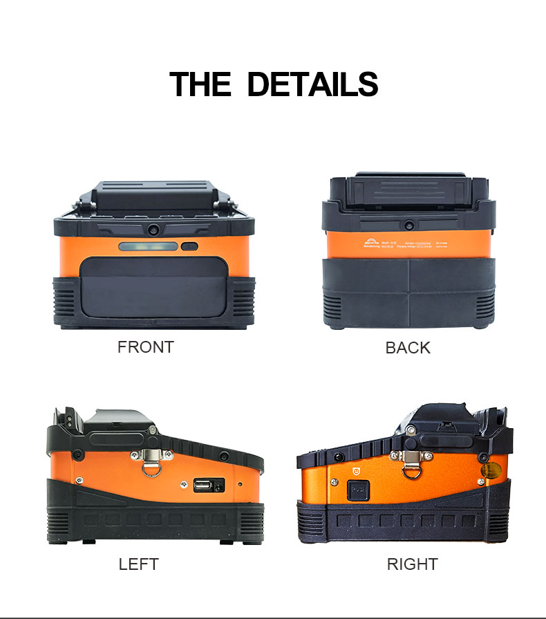 FTTH Fiber Optic Welding Splicing Machine Optical Fiber Fusion Splicer ...