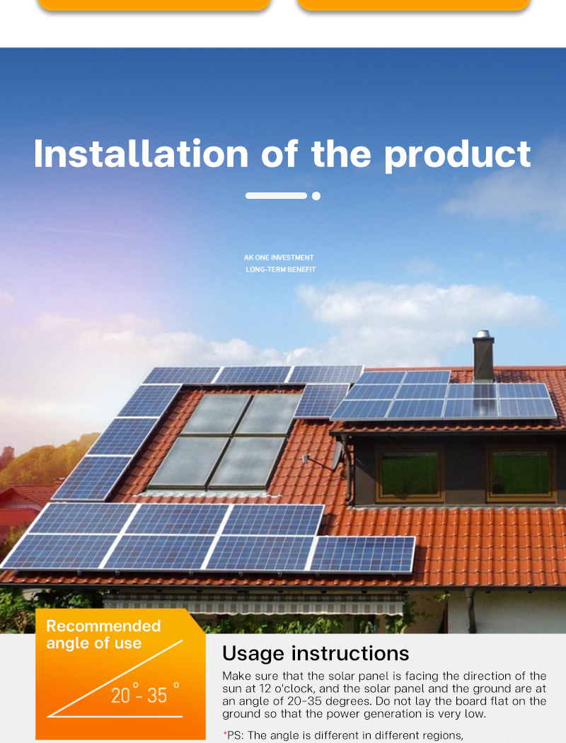 [ Sunpower Max ] Solar Panel 220 Watt 18 Volt Outdoor Home High ...