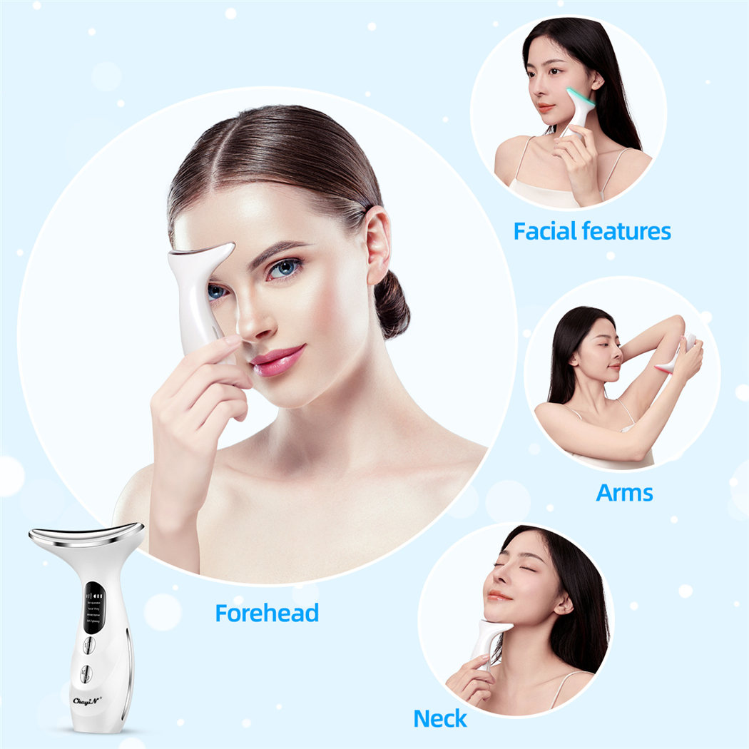 CkeyiN Face Lifting Beauty Heating type Device Neck Face Massager ...