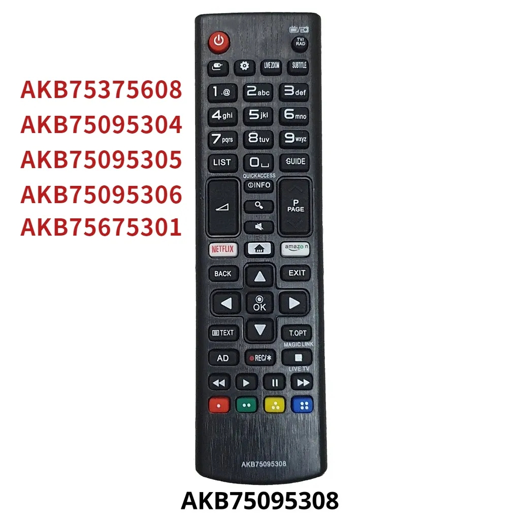 Remote fit for LG Smart TV AKB75095308 Remote Control With Netflix ...