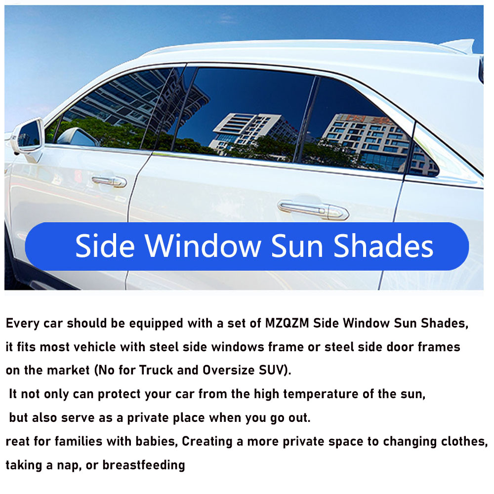 4 Pack Car Window Shades with Magnets Strong-Light Blocking&UV ...