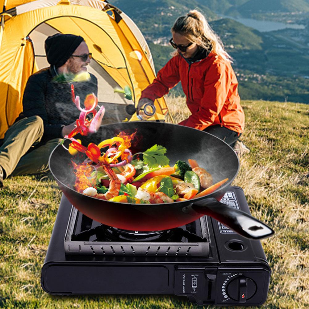 OUTDOORMORE Portable Multifunctional Gas Stove Hiking Picnic Gathering ...