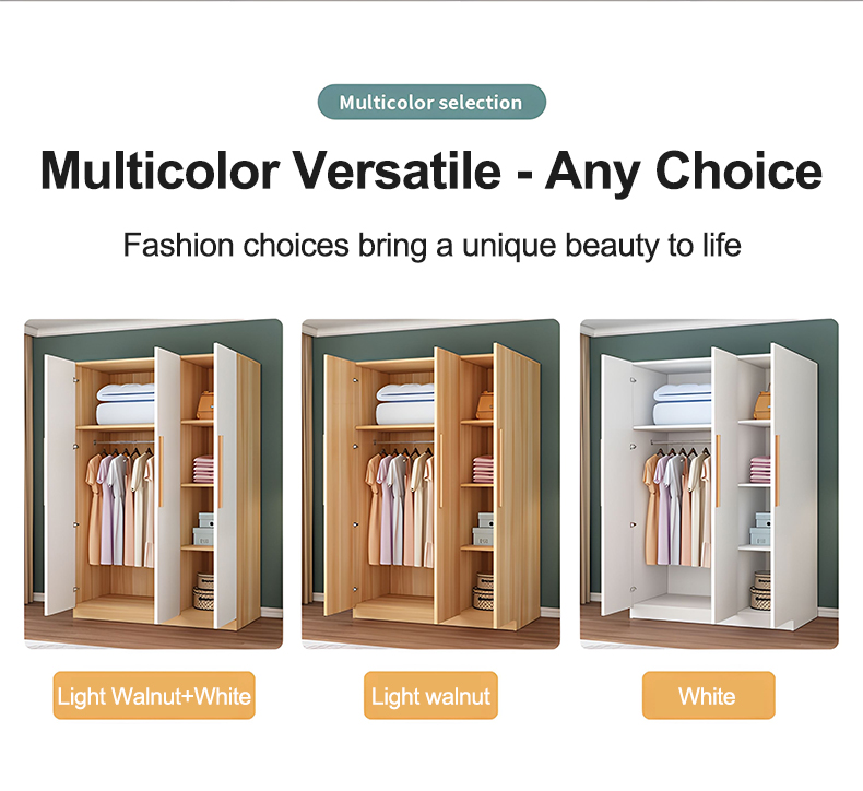 Dreame 100 % NEW Modern Multi-Functional Wooden Wardrobe Family Bedroom ...