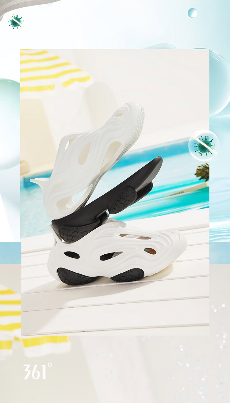 361 Degrees N40 Men Sports Slippers Outdoor Removable Leisure Home ...