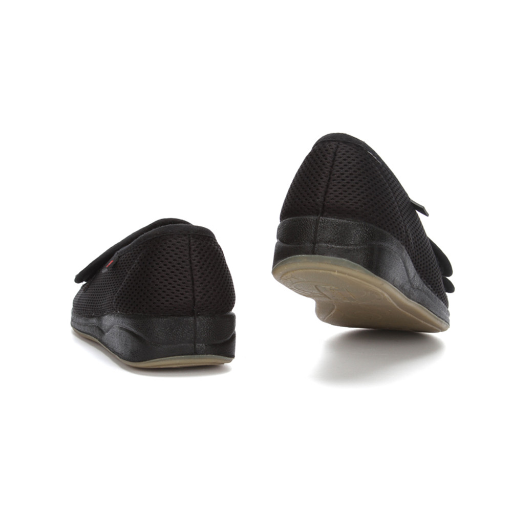 Women open toe diabetic recovery shoes，soft adjustable closures for ...
