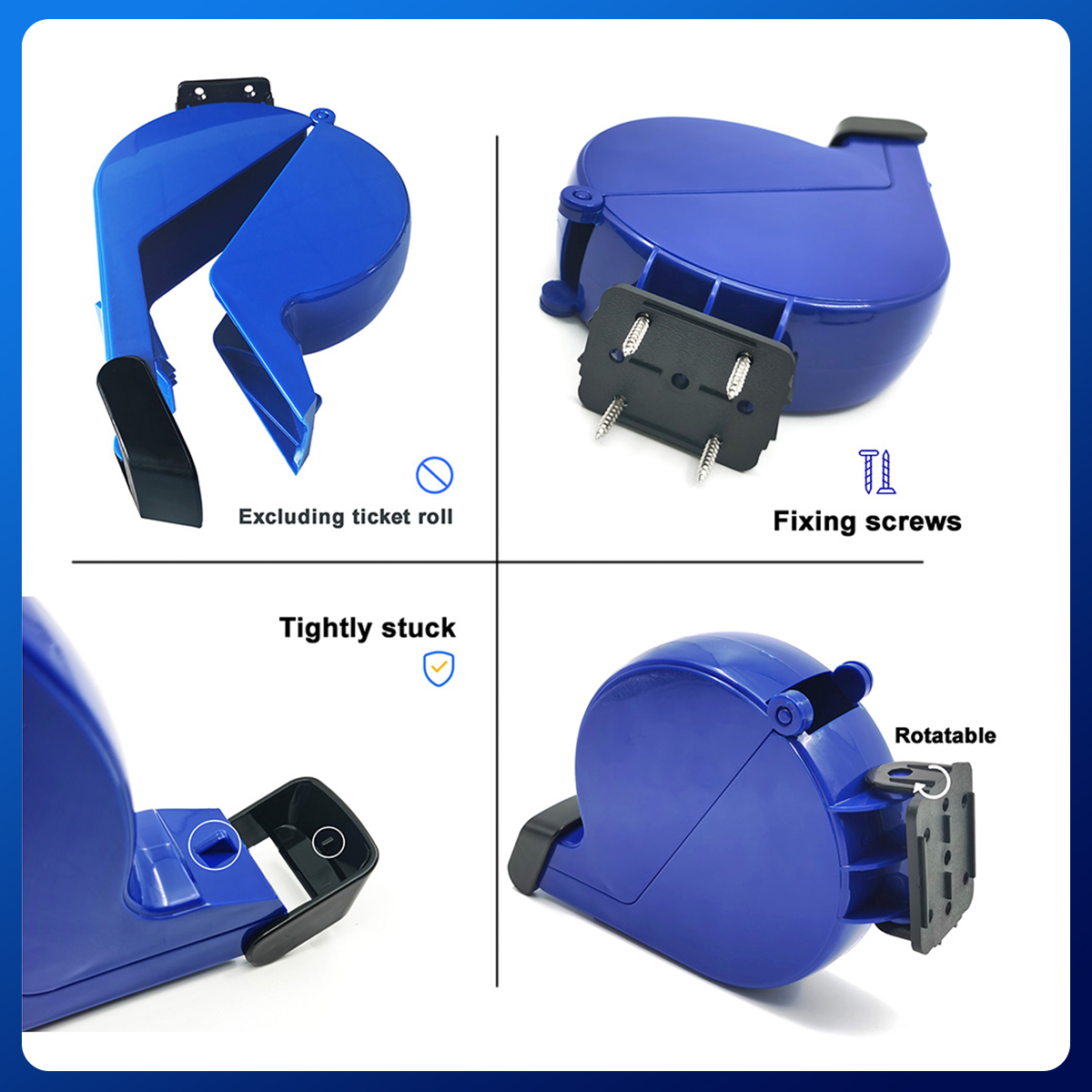 Queue Ticket Dispenser Machine with Counter Stand and 1 Queue Roll ...
